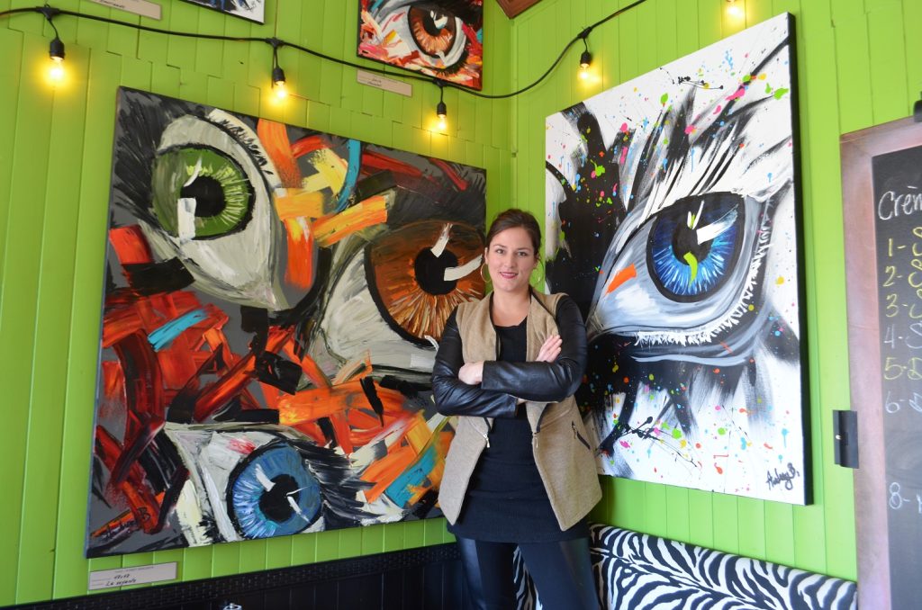 Audrey Bergeron : vendue à la peinture - Courrier Frontenac