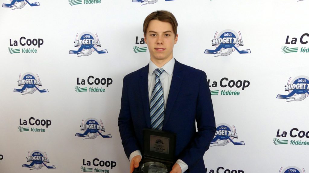 Hockey midget AAA : Nicolas Daigle est reconnu pour son implication ...