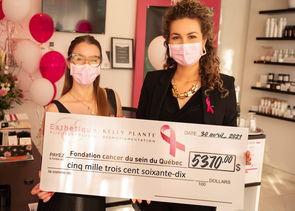 Plus de 5000 $ au profit de la Fondation du cancer du sein - Courrier ...