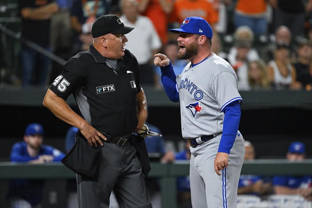 Les Blue Jays s'inclinent 9-6 à Baltimore; le gérant des Blue Jays est ...