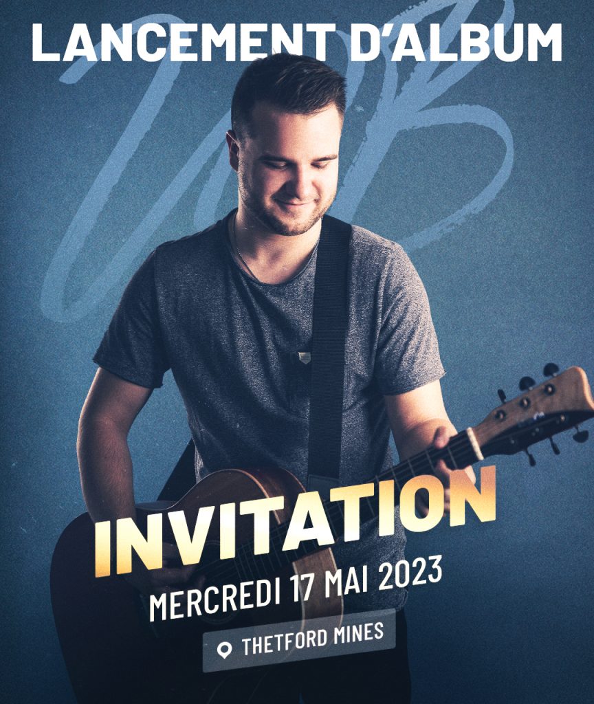 William Bisson lancera son premier album le 17 mai - Courrier Frontenac