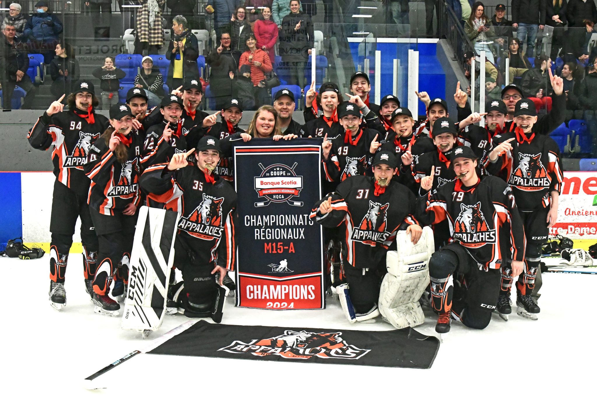 L'équipe Appalaches M15 A à nouveau championne - Courrier Frontenac