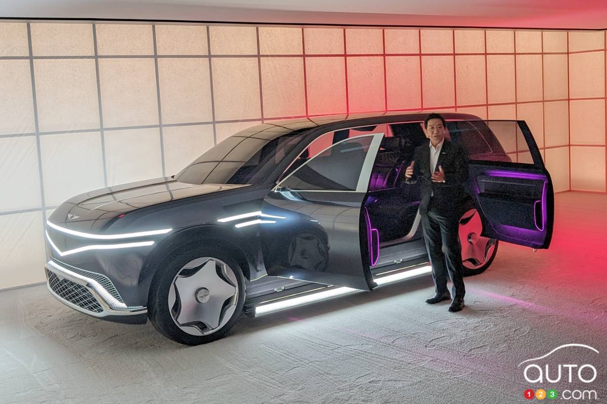 Le concept Genesis Neolun fera ses débuts en 2026 sous le nom de GV90 - Courrier Frontenac