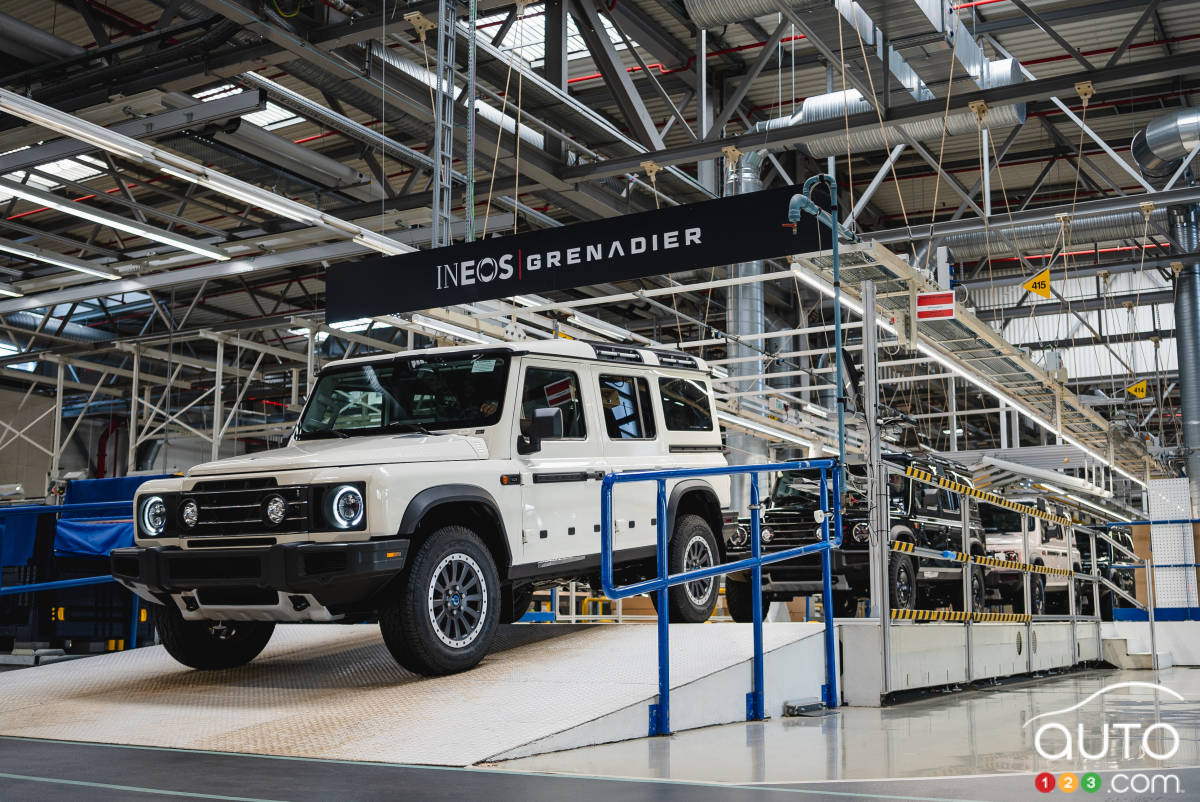 Ineos Grenadier : production stoppée jusqu’en 2025 - Courrier Frontenac