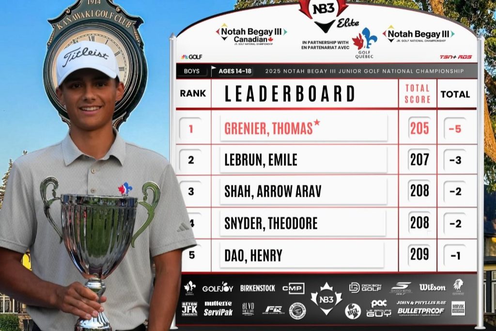 Thomas Grenier poursuit son excellente saison - Courrier Frontenac