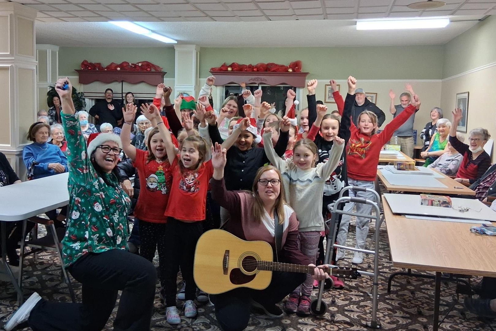 Un récital de Noël intergénérationnel à la Villa Pie-XI - Courrier ...