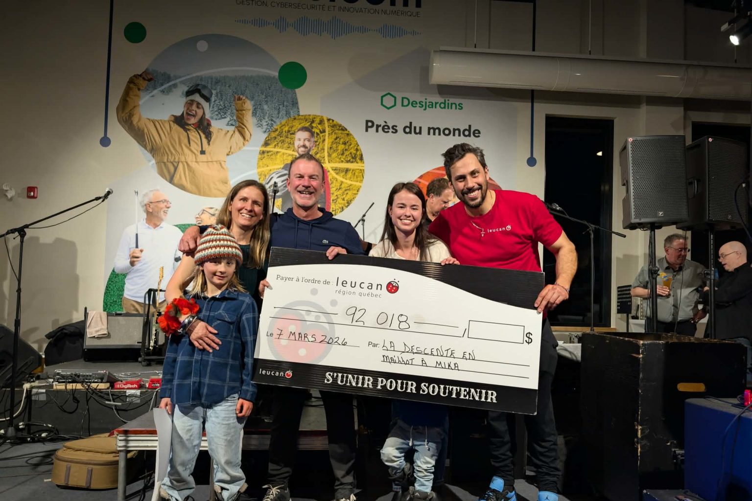Plus de 92 000 $ amassés pour Leucan lors de la « Descente en maillot à ...