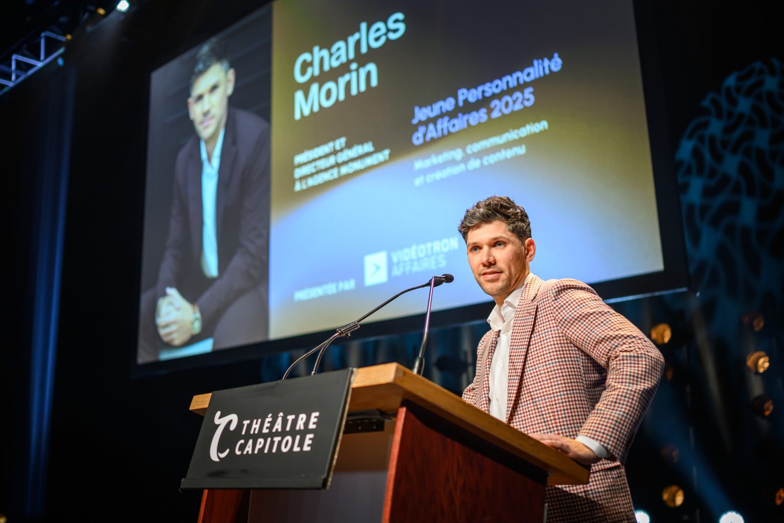 Charles Morin sacré Jeune personnalité d'affaires de l'année à Québec ...